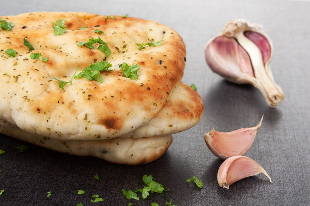 High Protein Cheesy Garlic Naan - iconicformulations